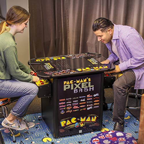 Namco Pac-Man Pixel Bash Home Cocktail Table - Black | Pricepulse