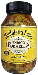Amazon.com : Enrico Formella Mild Muffuletta Salad 32oz. : Olive Spread ...