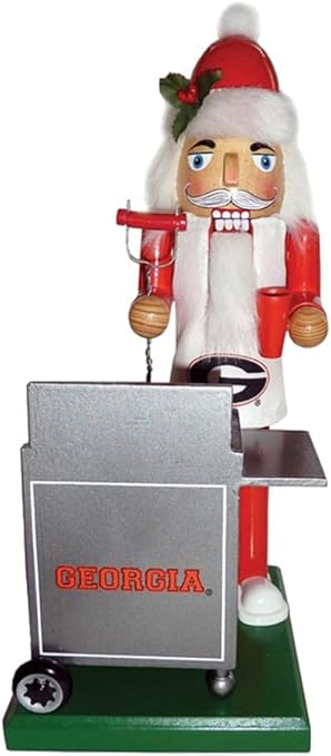 University of Georgia Bulldogs Tailgating Nutcracker: Amazon.co.uk ...