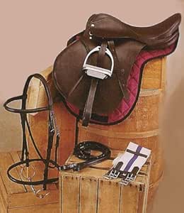 Amazon.com : Silver Fox Event Saddle Package Havana 16" : All Purpose ...