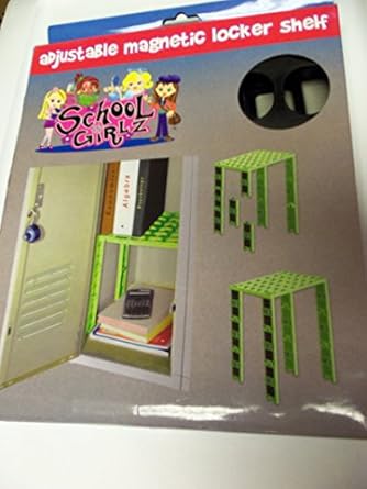 Adjustable Magnetic Locker Shelf (Fits Lockers 12 - 15 Inches Wide ...