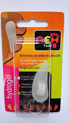 NEH FEET Mouse Hydrogel Left Large Size with Mounting Ring (Pack of 1 ...