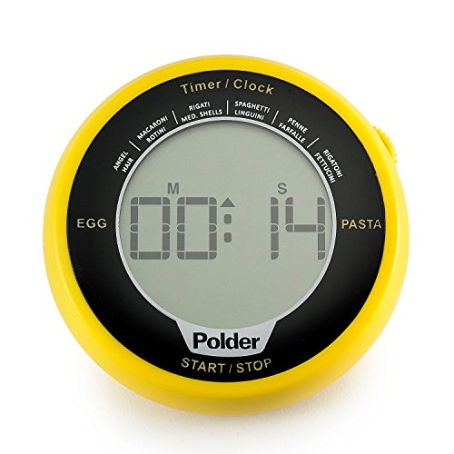 Polder Digital Egg and Pasta Timer - No Fuss Deal