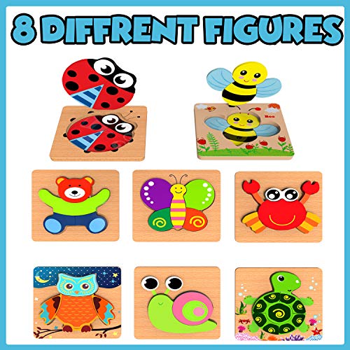 Jigsaw Puzzles for Toddlers Babies with Matching Picture Underneath ...