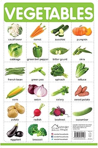 Vegetables - My First Early Learning Wall Chart: For Preschool ...