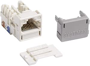 Amazon.com: Commscope/Systimax GigaSpeed Cat6 Modular Jack, White ...