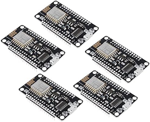 AITIAO 5Pcs ESP8266 NodeMCU LUA CH340 ESP-12E WiFi Internet Development Board 4M Flash Serial ...
