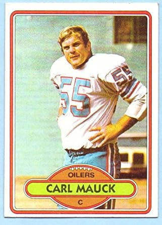 Carl Mauck 1980 Topps #446 - Houston Oilers at Amazon's Sports ...