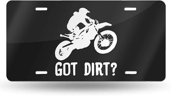 Amazon.com: WSEDRF Got Dirt Bike Motocross Racing License Plate Cover ...
