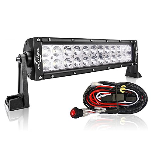 MICTUNING 02 series 72W - 120W LED Light Bar combo spot flood light Off ...