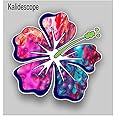 Amazon.com - SMJ Designs Hibiscus Flower (Kalidescope) Car Stickers ...
