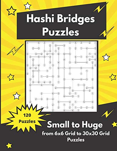 Hashi Bridges Puzzles Small to Huge: Bridges and Islands Puzzles ...