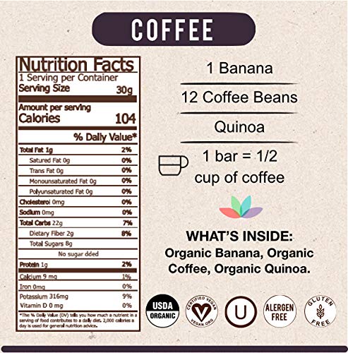 Wipala Healthy Snacks - Inka Boost - Organic Fruit Bar - Coffee | Vegan ...