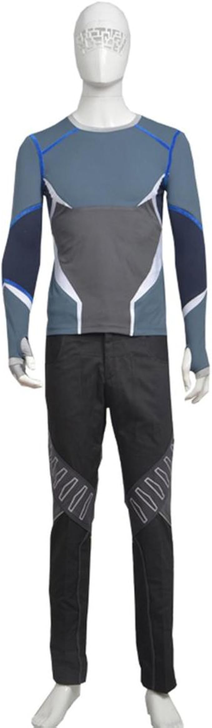 Amazon.com: Men's Avengers Quicksilver Cosplay Costume Full Size ...
