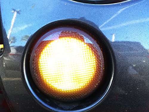 iJDMTOY Smoked Lens LED DRL Turn Signal Assembly Compatible For 2007-17 ...