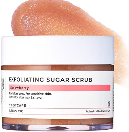 YNOTCARE Exfoliating Sugar Scrub-For Bikini Intimate Area, Sensitive ...