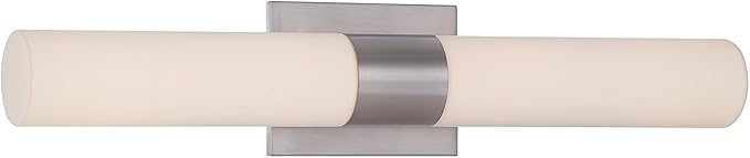 WAC Lighting WS-7222-30-BN DweLED Elementum 22in LED Bathroom Vanity & Wall 3000K in Brushed ...