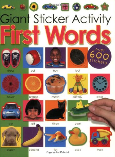 Giant Sticker Activity First Words: Priddy, Roger: 9780312495220 ...