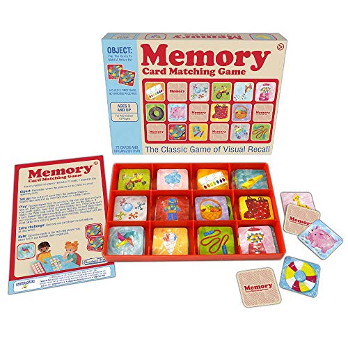 Memory Matching Game — The Classic Game of Visual Recall — For Ages 3 ...