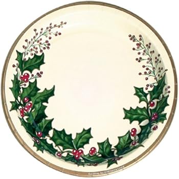 Amazon.com: Dixie® Ultra Holiday Disposable Paper Plates - 10'' - 22ct ...