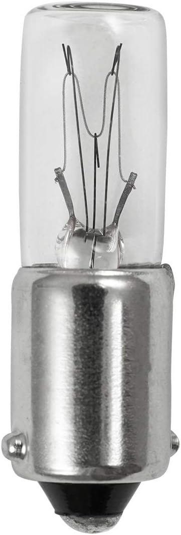 240MB 240-Volt BA9S Miniature Bulb - Volts: 240V, Watts: 2.4W, Type: T2 ...