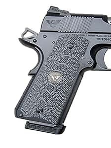Amazon.com : Wilson Combat 1911 Grips, Full-Size, Black G10, Aggressive ...