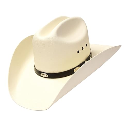 Western Express Natural Straw Cowboy Hat for Men and Women - Cattleman ...