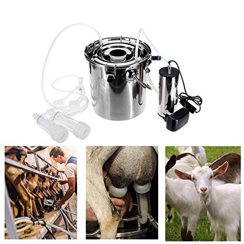 Electric Goat Milking Machine Portable 5L Goat Milker Machine Stainless ...