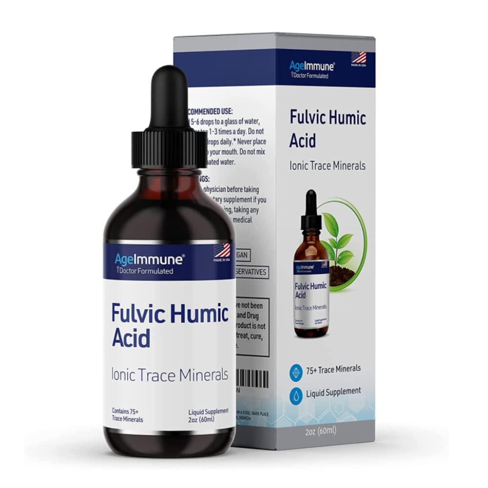 Mua Fulvic Humic Acid Ionic Trace Minerals with Electrolytes Liquid ...