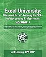 Excel University Microsoft Excel Training For Cpas And Accounting