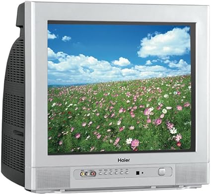 Amazon.com: Haier HTR13 13-Inch CRT TV with ATSC Tuner (Silver ...
