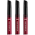 CYZONE - Pack Labiales Líquidos Mate Studio Look Varios Tonos, Deep Red ...