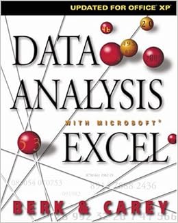 Amazon.com: Data Analysis with Microsoft Excel: Updated for Office XP ...