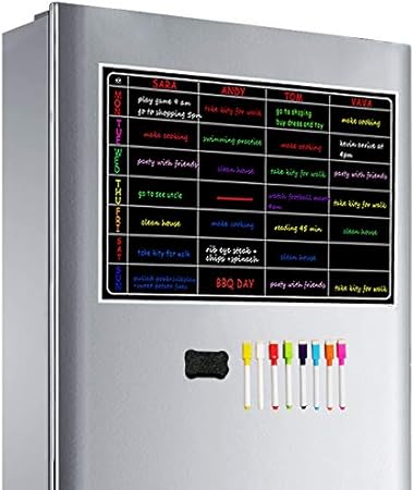 Tableau Blanc Magnétique A3+ Pour Frigo,Cuisine Menu Liste des Courses ...
