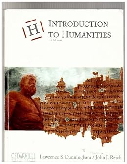 Introduction to Humanities, HUM 1400, Cedarville University ...