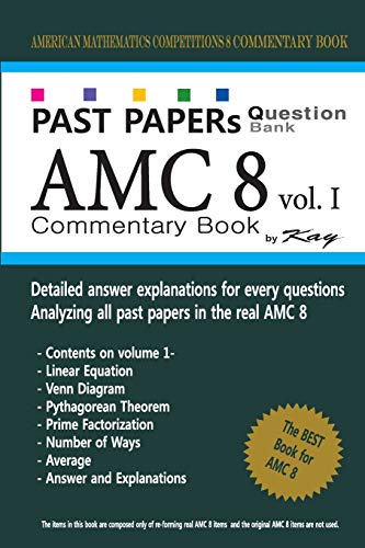 Past Papers Question Bank AMC8 [volume 1]: amc8 math preparation book ...