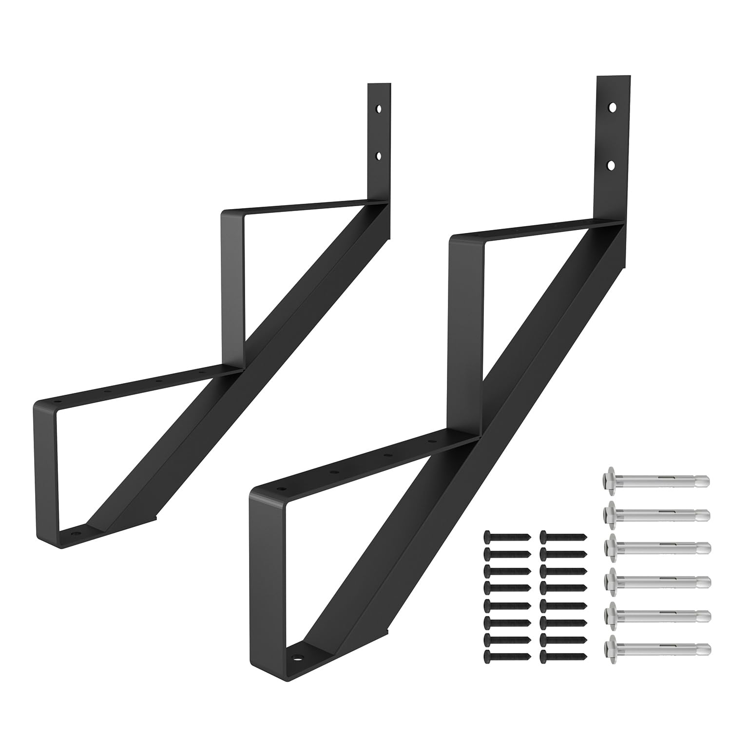 DIYHD Steel Stair Riser 2 Step Stair Stringer for Deck Height 20in ...