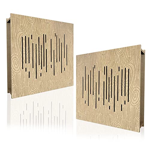 Evenreach Bass Trap,16" X 16" X 4" DIY Acoustic Bass Trap（2 pack ...