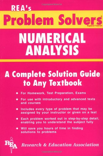 Amazon.com: Numerical Analysis Problem Solver (Problem Solvers Solution ...