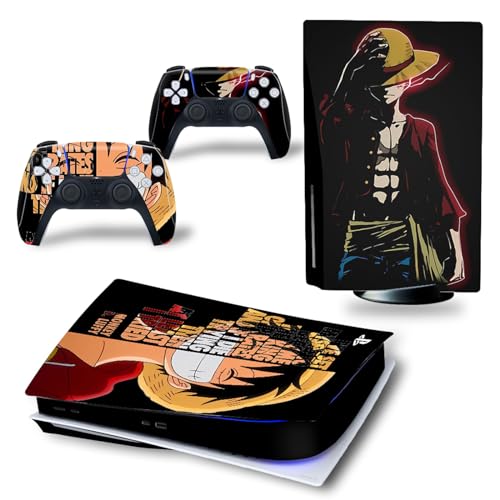 Anime One Piece PS5 Disc Edition Console Controller Skin Luffy ps 5 ...