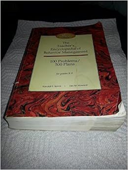 Amazon.com: The Teacher's Encyclopedia of Behavior Management: 100 ...