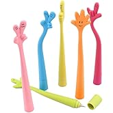 Amazon.com : Ipienlee Finger Pen Funny Free Bending Hand Sign Ballpoint ...