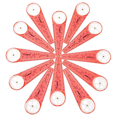 hand2mind Safe-T Compass for Kids Math, 10 in. Diameter Orange ...
