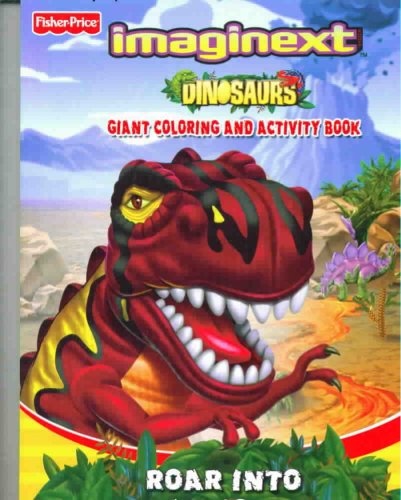 Fisher Price Imaginext DINOSAURS Roar Into Action! (Giant Coloring and ...