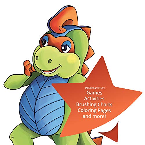 StarSmilez Kids Tooth Brushing Buddy Farley Flossisauras - Plush Dental ...