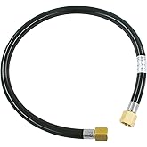 Amazon.com : MOASKER 5 FT Propane Gas Line Extension with 3/8" Female ...