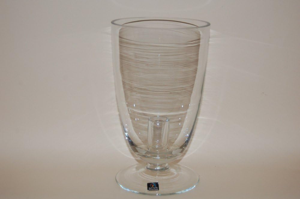 Amazon.de: Vase + Kerzenständer + Dekoglas 2in1 21, 5cm Glas klar Marc ...