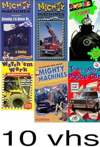 Amazon.com: set 10 vhs: Mighty Machines - Someday I'm Gonna Be... A ...