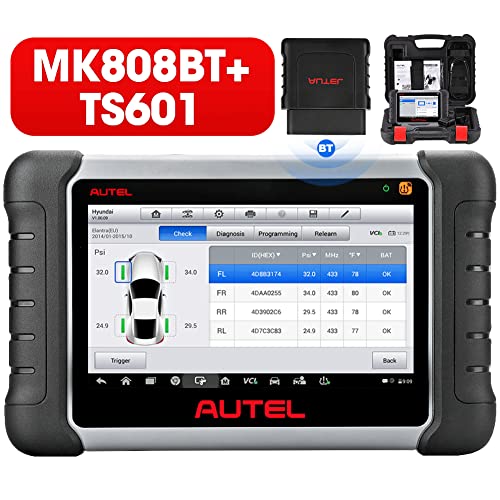 Autel MaxiCOM MK808S-TS Bidirectional Scanner: 2023 All-in-one TPMS ...