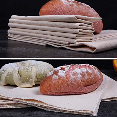 Oraunent 2 pcs Bread Cloth Baker's Dough Couche Cotton Fermented Cloth ...